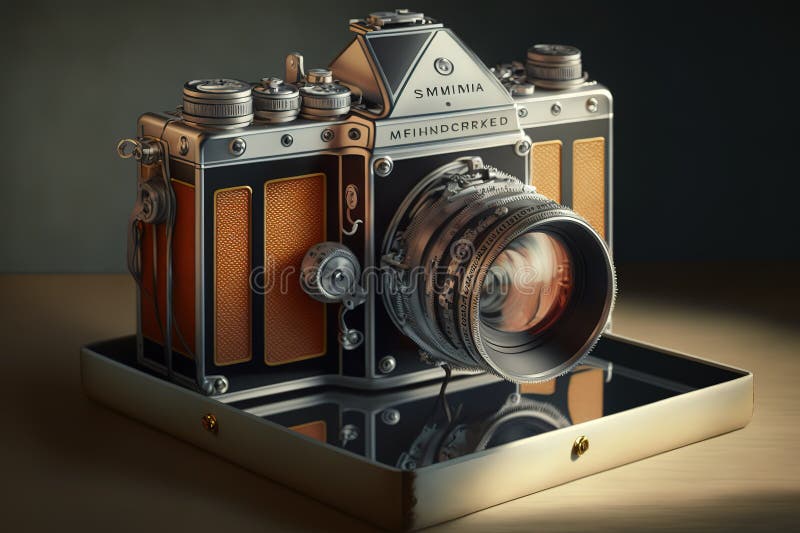 Medium Format Camera stock illustration. Illustration of antique ...