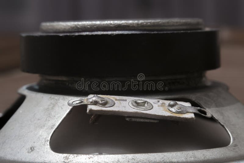 Medium Frequency Speaker of Former Use Close-up Stock Photo - Image of ...