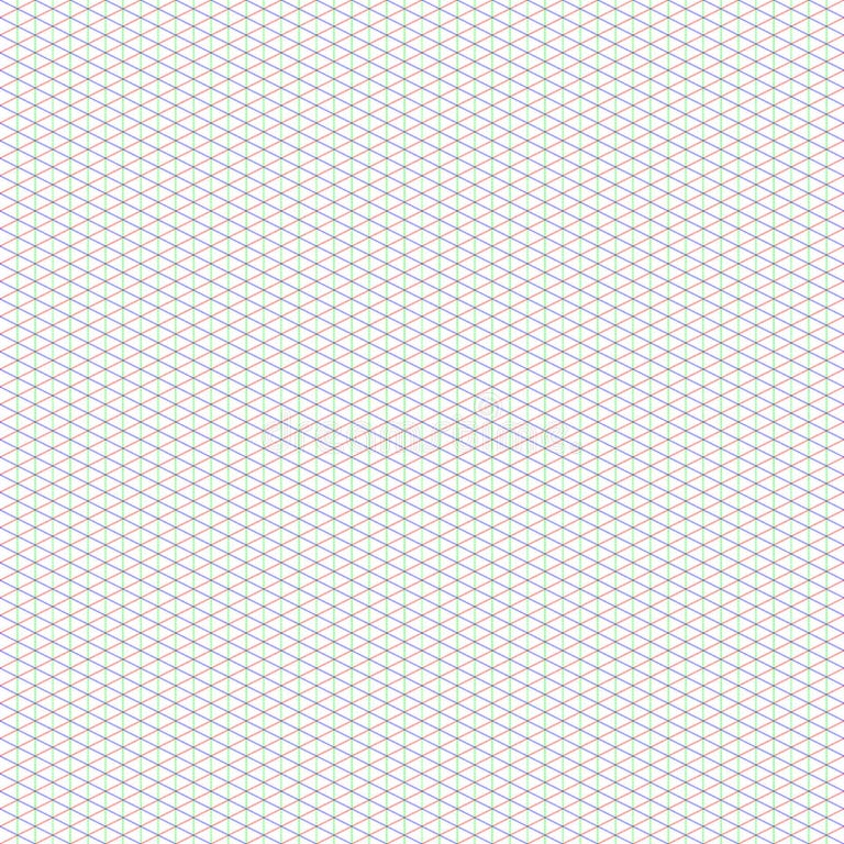 2:1 Medium Isometric Grid for Pixel Art Stock Vector - Illustration of ...
