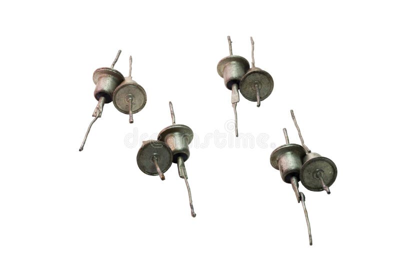 Medium Power Rectifier Diodes, Old, in Pairs, Electronic Components ...