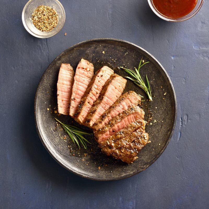 Medium rare roast beef stock photo. Image of spicy, baked - 134397602