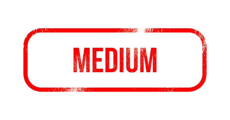 Medium - Red Grunge Rubber, Stamp Stock Illustration - Illustration of ...