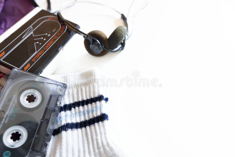 Medium Short Shot, White Background Representing Elements of the 1990s ...