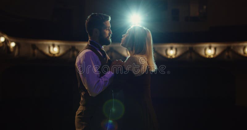 Actors Performing a Scene in a Theater Stock Photo - Image of opening ...