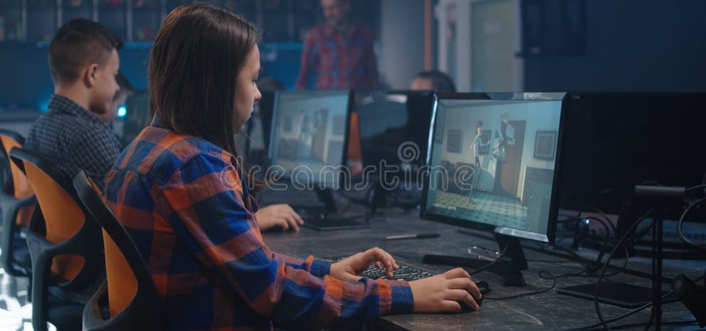 Students Learning 3D Design Stock Image - Image of studying, sitting ...