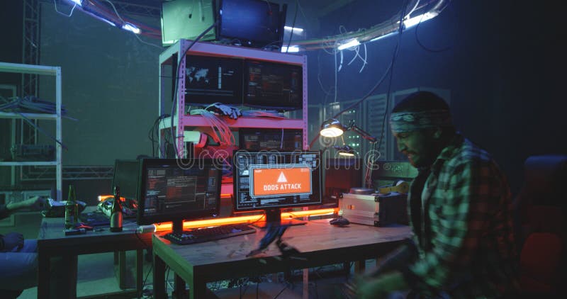 Hacker Destroying Keyboard in His Anger Stock Photo - Image of digital ...