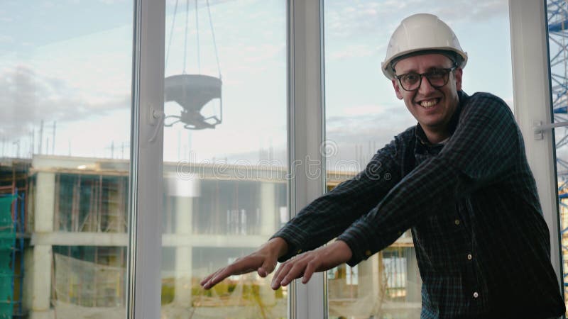 Engineer Dancing in a Funny Way. Stock Image - Image of move, party ...