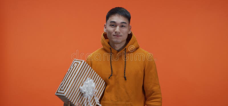 Young man catching box stock image. Image of isolated - 172812895