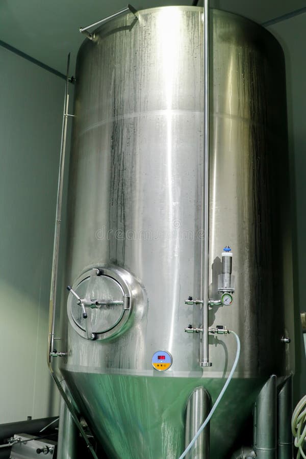 Medium Size Fermenting or Brewing Tanks Stock Photo - Image of lager ...
