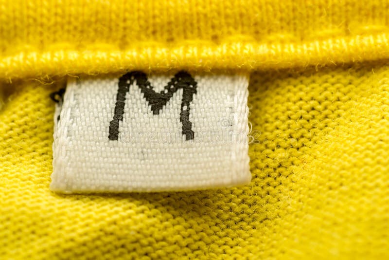 Medium Size Label stock image. Image of fabrics, clothes - 25802175