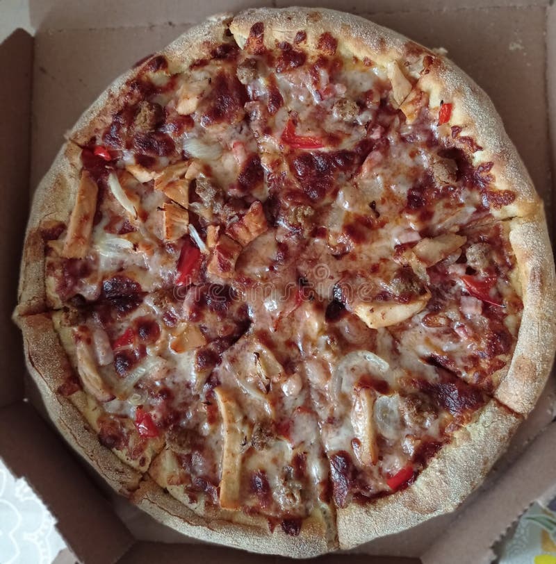 Medium size pizza stock photo. Image of cuisine, slice - 229081330