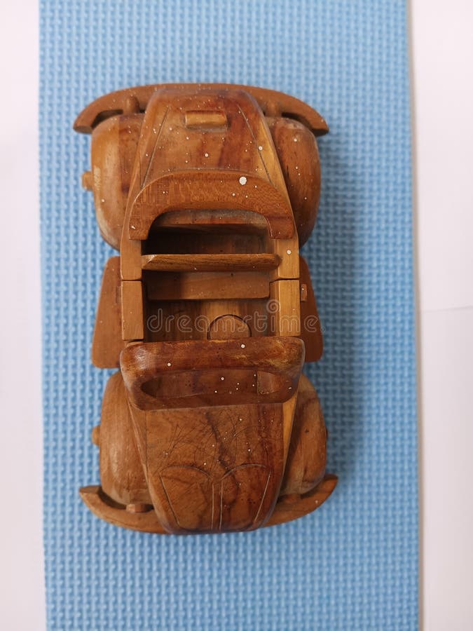 Medium Size VW Model Wooden Car Toy Stock Photo - Image of medium ...