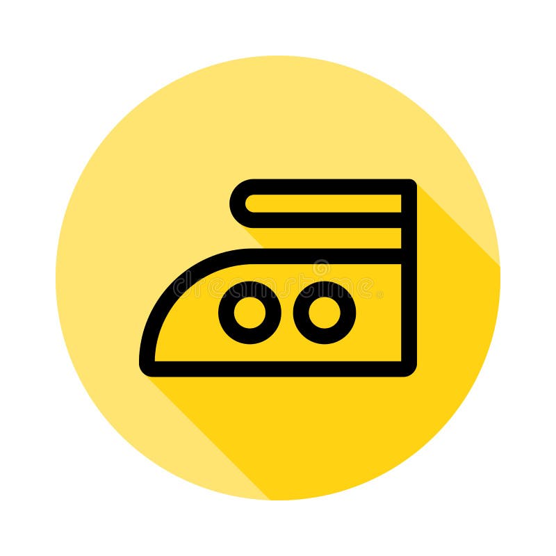 Medium Temperature Icon Long Shadow Stock Illustration - Illustration ...