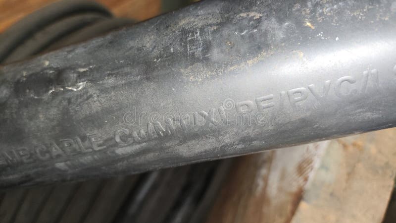 Medium Voltage Cable Black Jacketing with Nomenklatur Cu Xlpe Pvc Stock ...