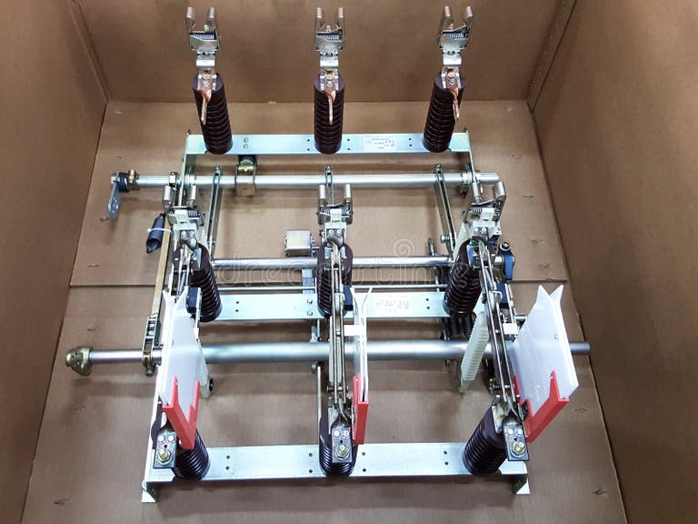 Medium Voltage Load Break Switch in the Packing Box. Stock Image ...