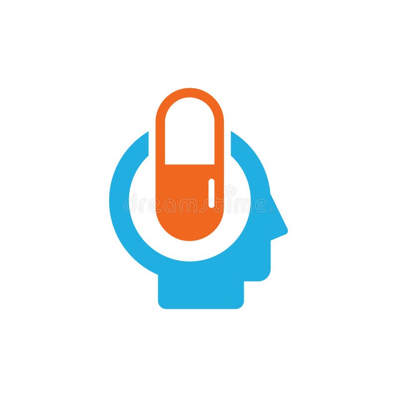 Brain Medicine Icon Logo Design-Element Vektor Abbildung - Illustration ...