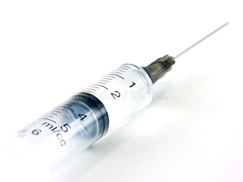 Medizinische Spritze stockbild. Bild von krankenhaus - 11701005