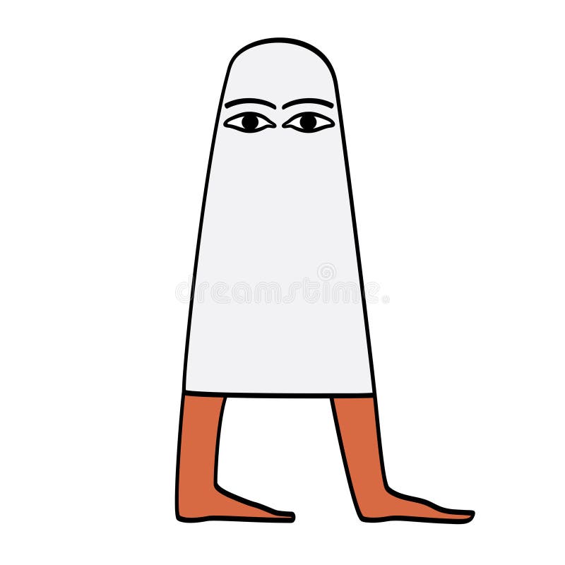 Medjed, Ghost-like Depicted Minor Deity in Ancient Egypt Religion Stock ...