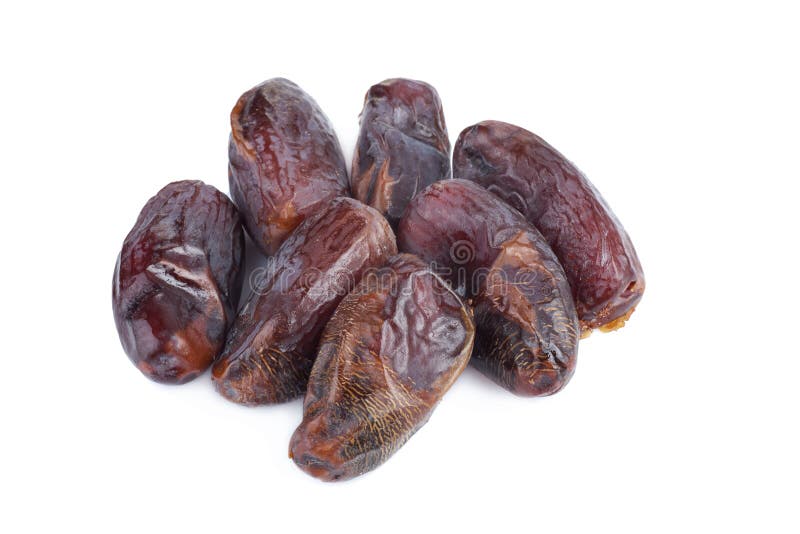 Medjool Dates Above Isolated White Background Stock Photos - Free ...