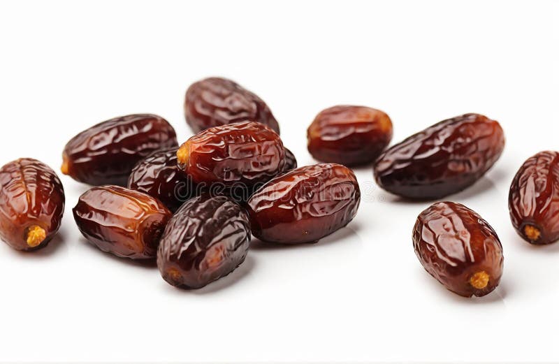 Medjool Dates, Cut Out on White Background Stock Illustration ...