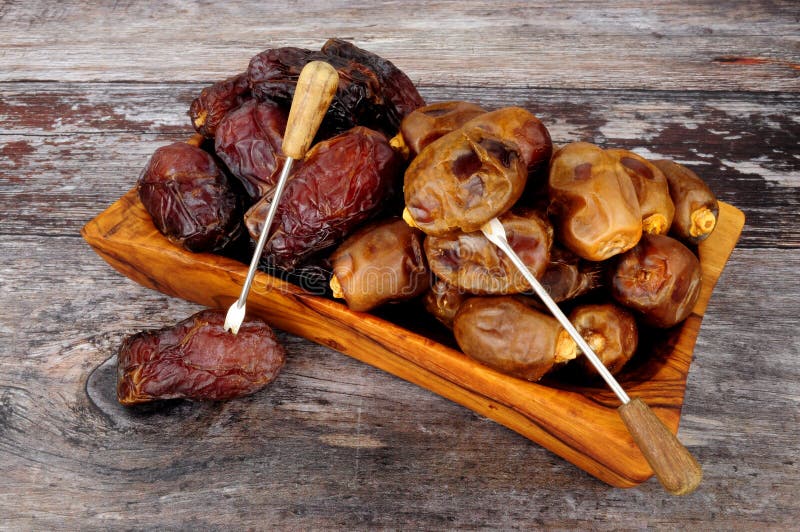 Medjool and zamli Dates stock image. Image of fruit - 233370169