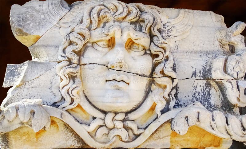 Medusa,Didyma,Turkey stock photo. Image of apollo, didim - 76934562