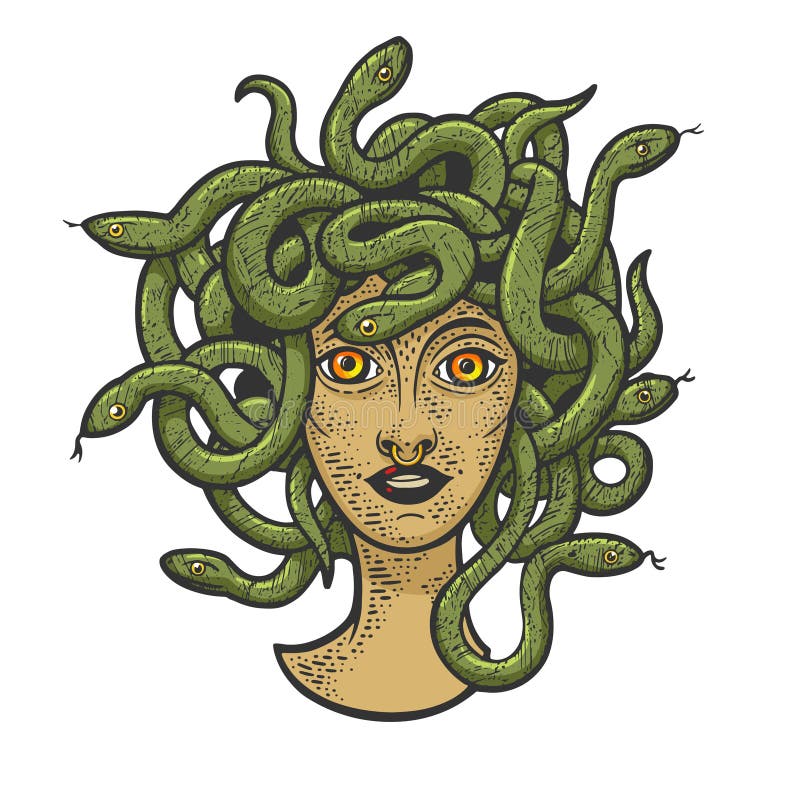 Medusa Greek Myth Creature Pop Art Vector Stock Vector - Illustration ... Medusa Greek Myth Creature Pop Art Vector Stock Vector - Illustration ...