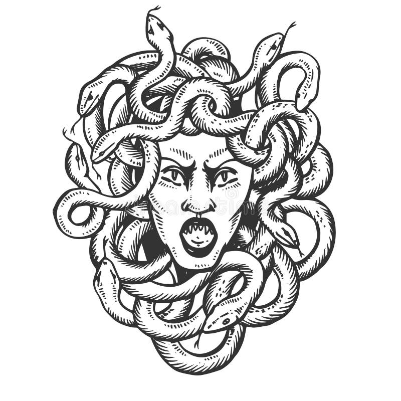 Medusa Greek Myth Creature Pop Art Vector Stock Vector - Illustration ... Medusa Greek Myth Creature Pop Art Vector Stock Vector - Illustration ...