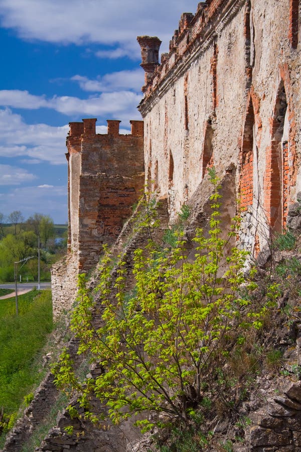 Medzhybizh cossack castle stock photo. Image of fortress - 28148116