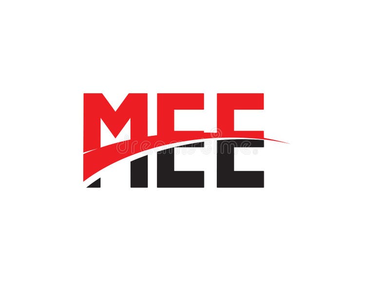 MEE Letter Initial Logo Design Stock Vector - Illustration of logo ...