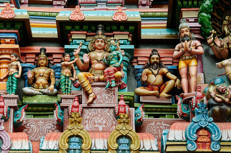 Meenakshi Sundareswarar Temple. India, Madurai Stock Photo - Image of ...