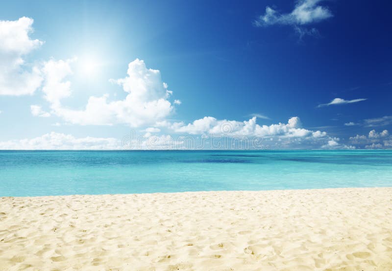 Meer und Sand stockbild. Bild von insel, ozean, entspannung - 30805617