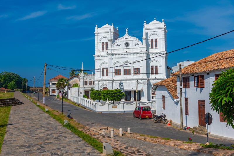 Meeran Mosque at Galle, Sri Lanka Editorial Image - Image of ceylon ...