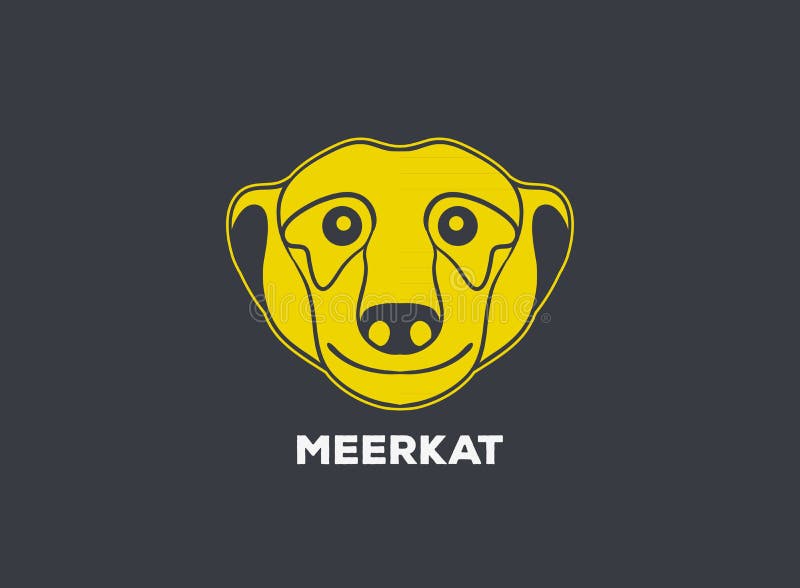 Meerkat logo vector icon stock vector. Illustration of mongoose - 76647540