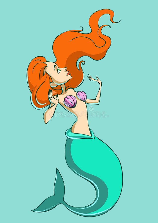 Meermin vector illustratie. Illustration of overzees - 18699597