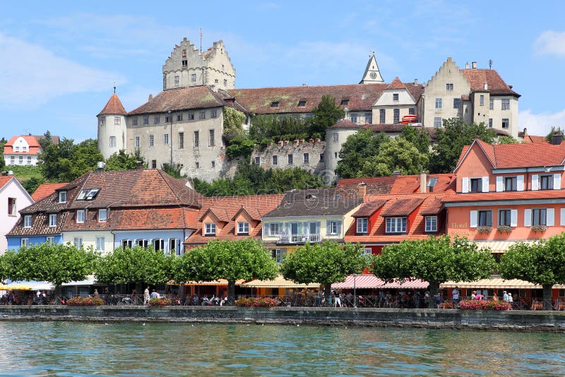 Meersburg Al Lago Di Costanza Immagine Stock Editoriale - Immagine di ...