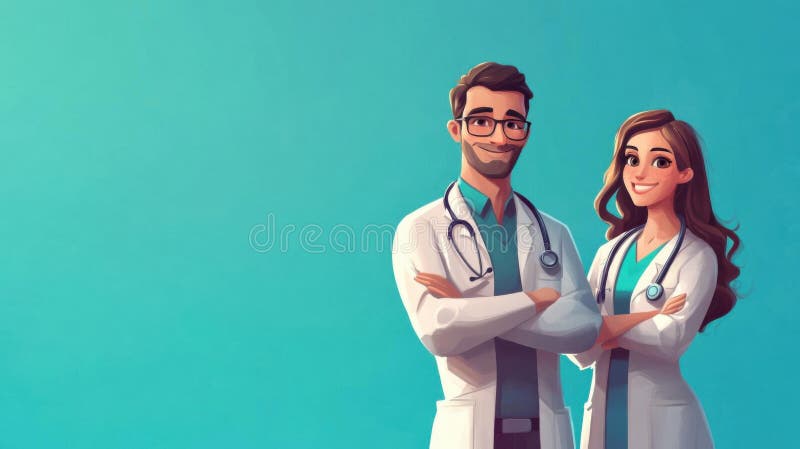 Meet the Doctors, a Day in the Life Stock Illustration - Illustration ...