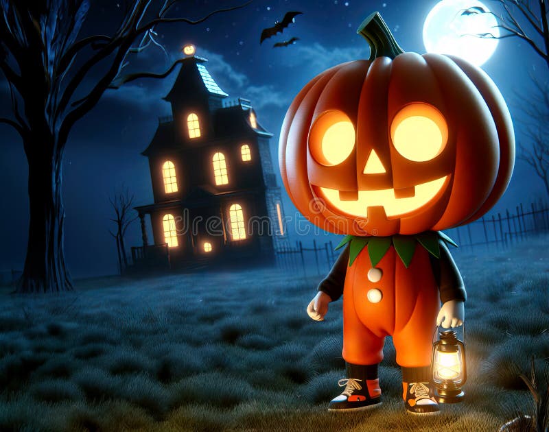 Meet Horror Night: the Image Shows a Character with a Pumpkin-headed ...