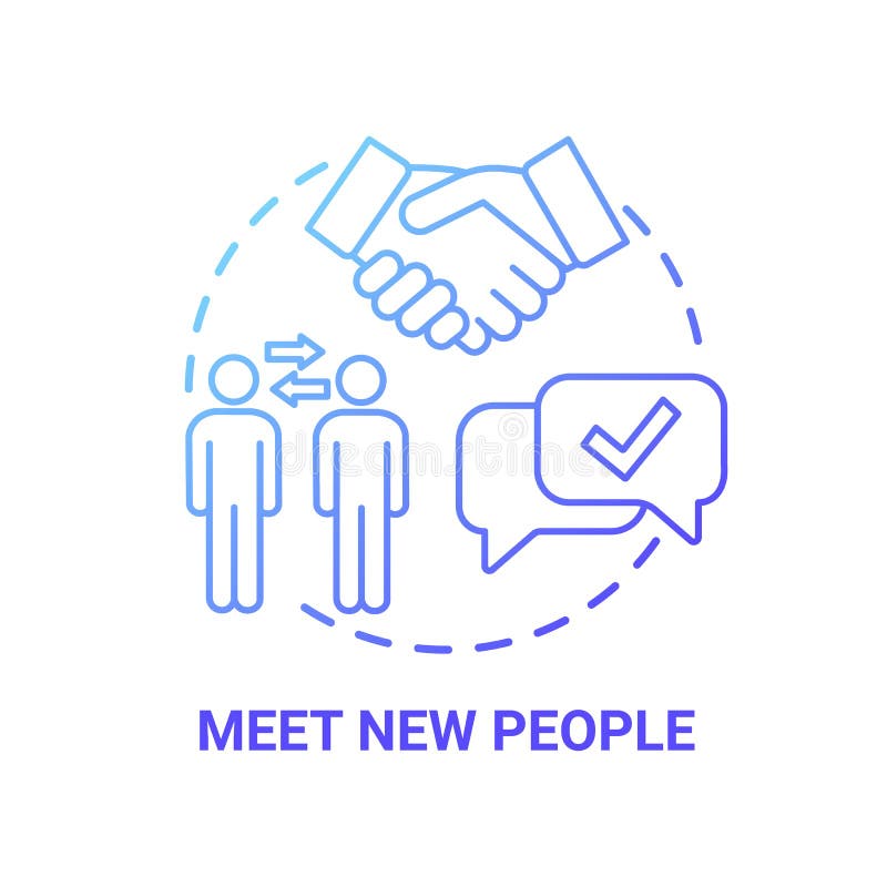 Meet New People Stock Illustrations – 1,305 Meet New People Stock ...