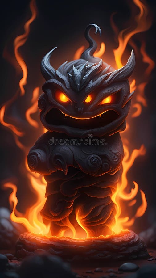3D Evil Devil Cartoon Character Design Illustration Ai Generated Stock ...