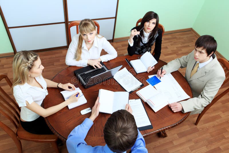 Meeting stock photo. Image of business, communication - 13415776