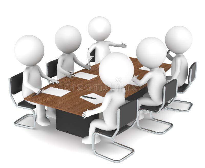 Meeting stock illustration. Illustration of listen, board - 24331602