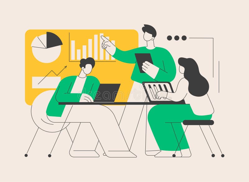 Meeting Abstract Concept Vector Illustration. Stock Vector ...