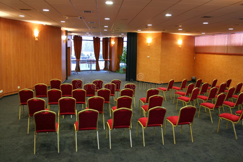 Conference hall stock image. Image of paper, podium, communication ...