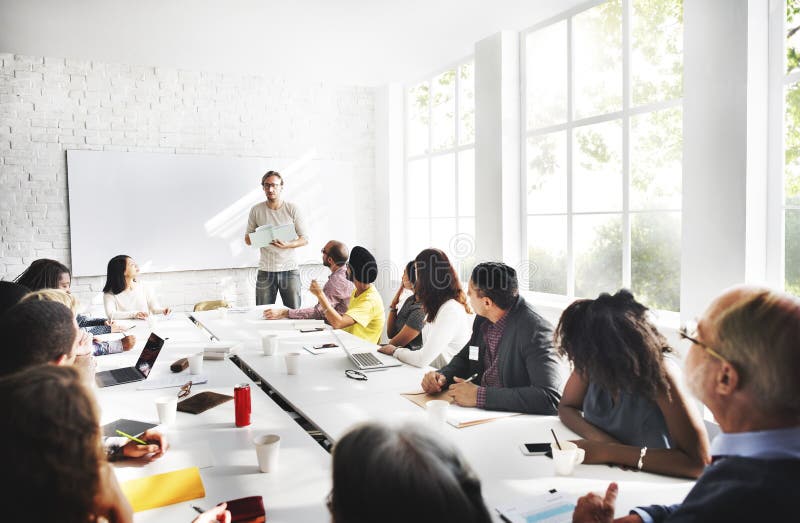 Meeting Business Corporate Business Connection Concept Stock Photo ...