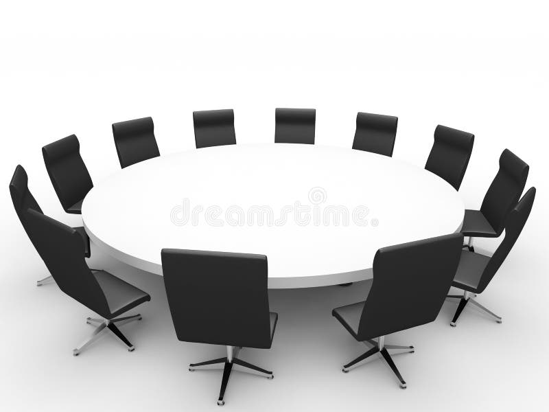 Around Conference Meeting Table Stock Illustrations – 5,356 Around ...