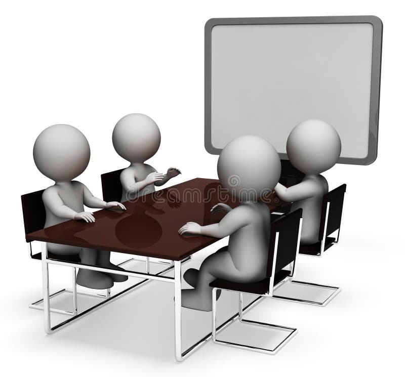 Meeting 3D stock illustration. Illustration of icon, harbinger - 30736783