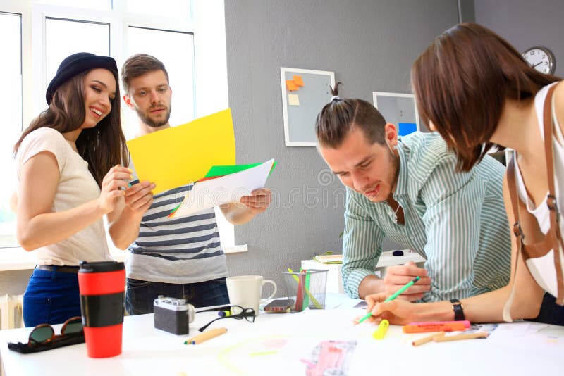 Meeting of Co-workers and Planning Next Steps Stock Image - Image of ...