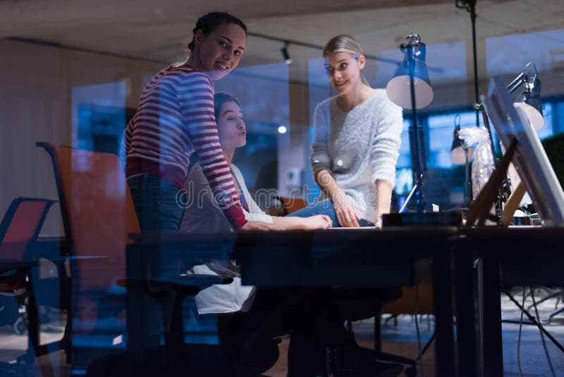 Meeting of Co-workers and Planning Next Steps of Work. Young Business ...