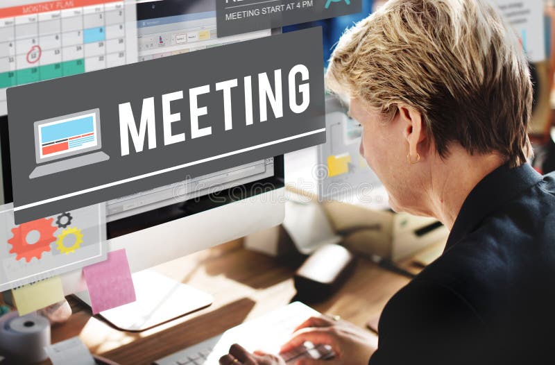 Meeting Conference Business Information Concept Stock Photo - Image of ...